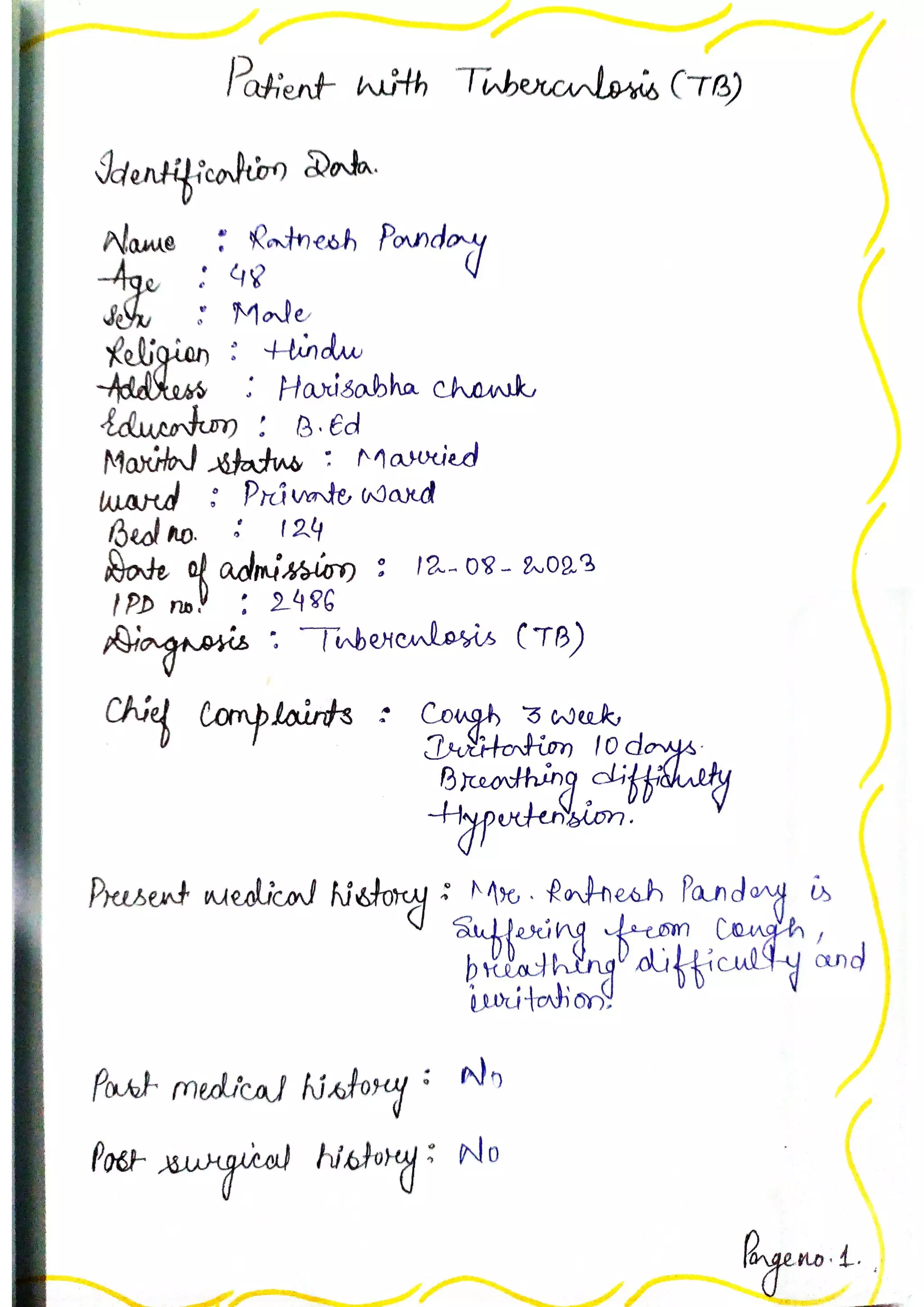 NCP on Tuberculosis | PDF