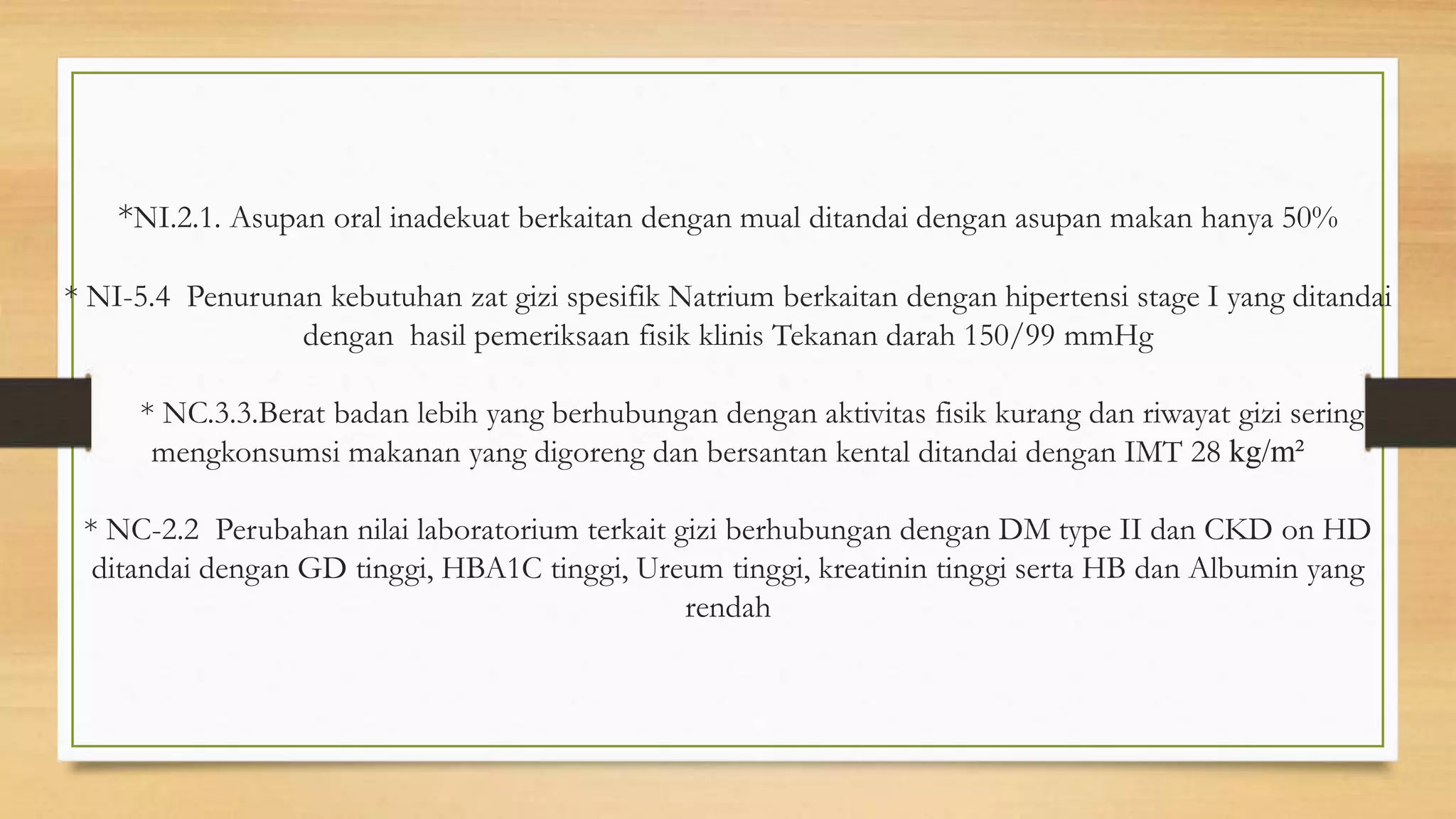NCP pasien CKD, DM type II dan hipertensi.pptx