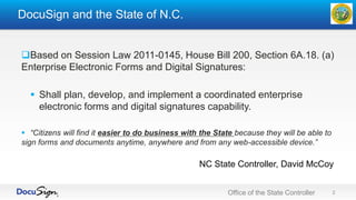 Nc presentation (docu_sign webinar) | PPT