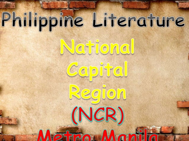 National Capital Region (NCR) - Metro Manila Philippines | PPTX ...