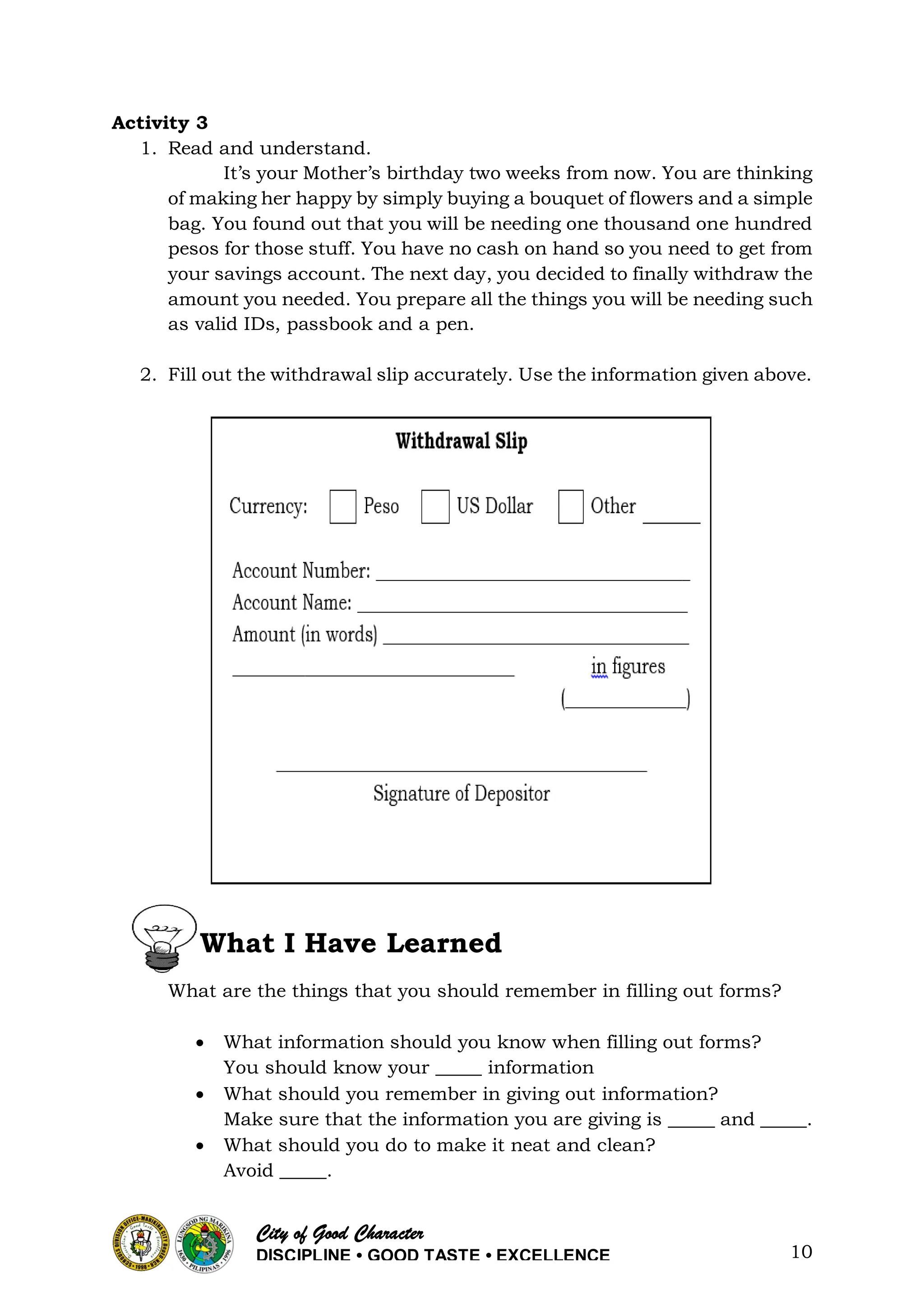 English 5 Module First Quarter Module 1 Pdf