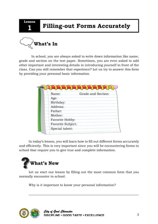 English 5 Module First Quarter - Module 1 | PDF