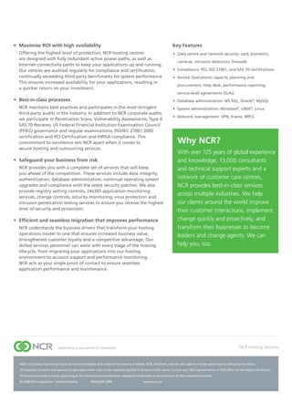 NCR Hosting Services | PDF