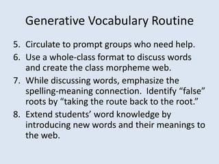 Morphology: Start Your Engines! (NCRA 2014) | PPTX