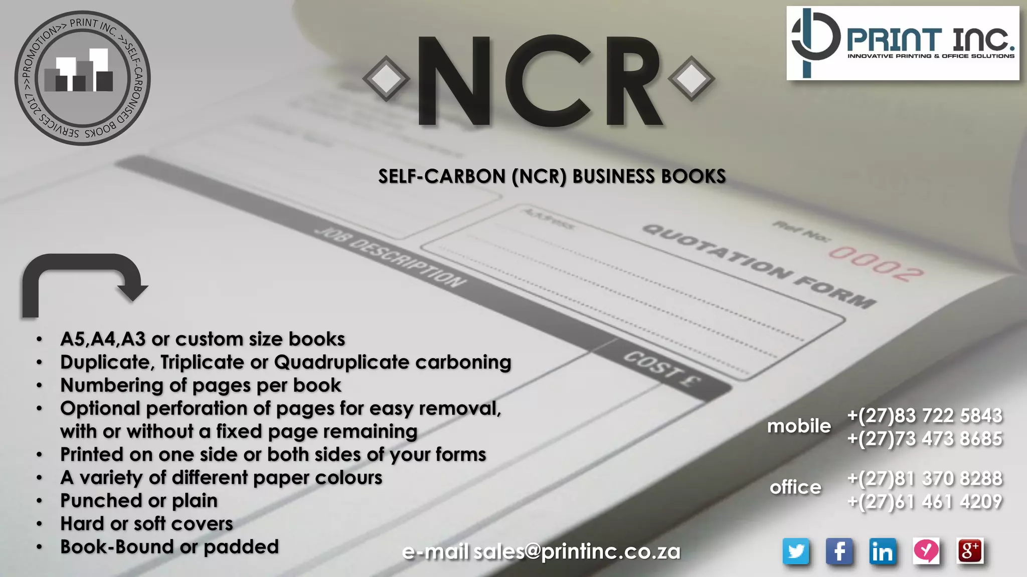 NCR Books | PPT