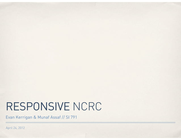 Ncrc responsive final | PDF