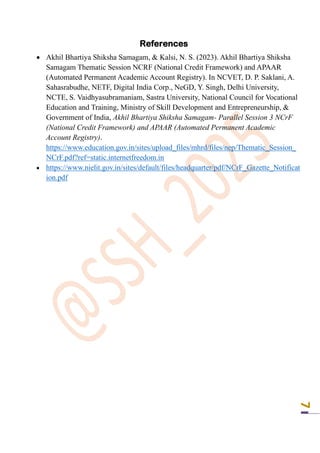 National Credit Framework (NCrF) Notes.pdf