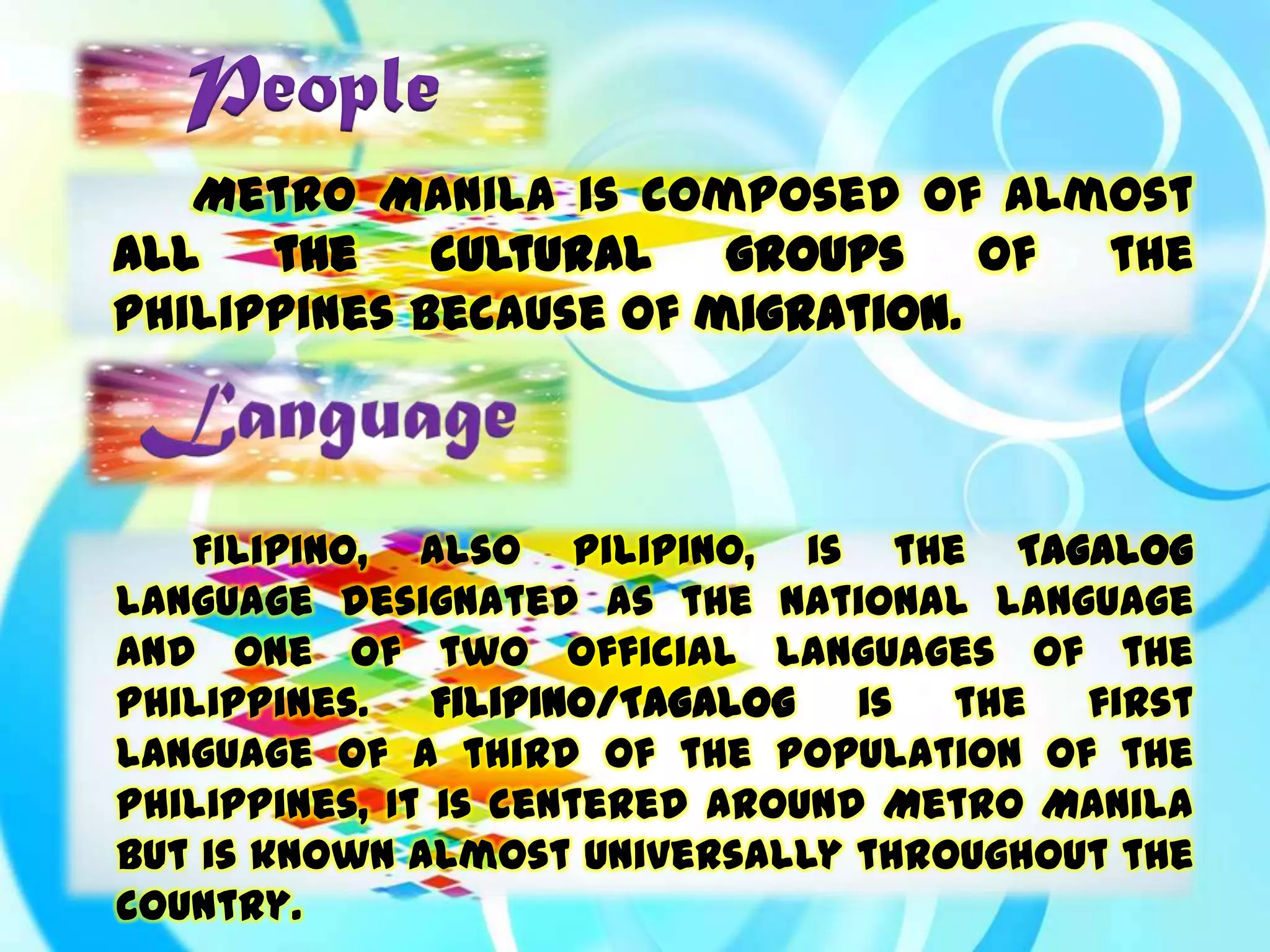 National Capital Region (NCR) | PPTX