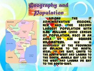 National Capital Region (NCR) | PPTX