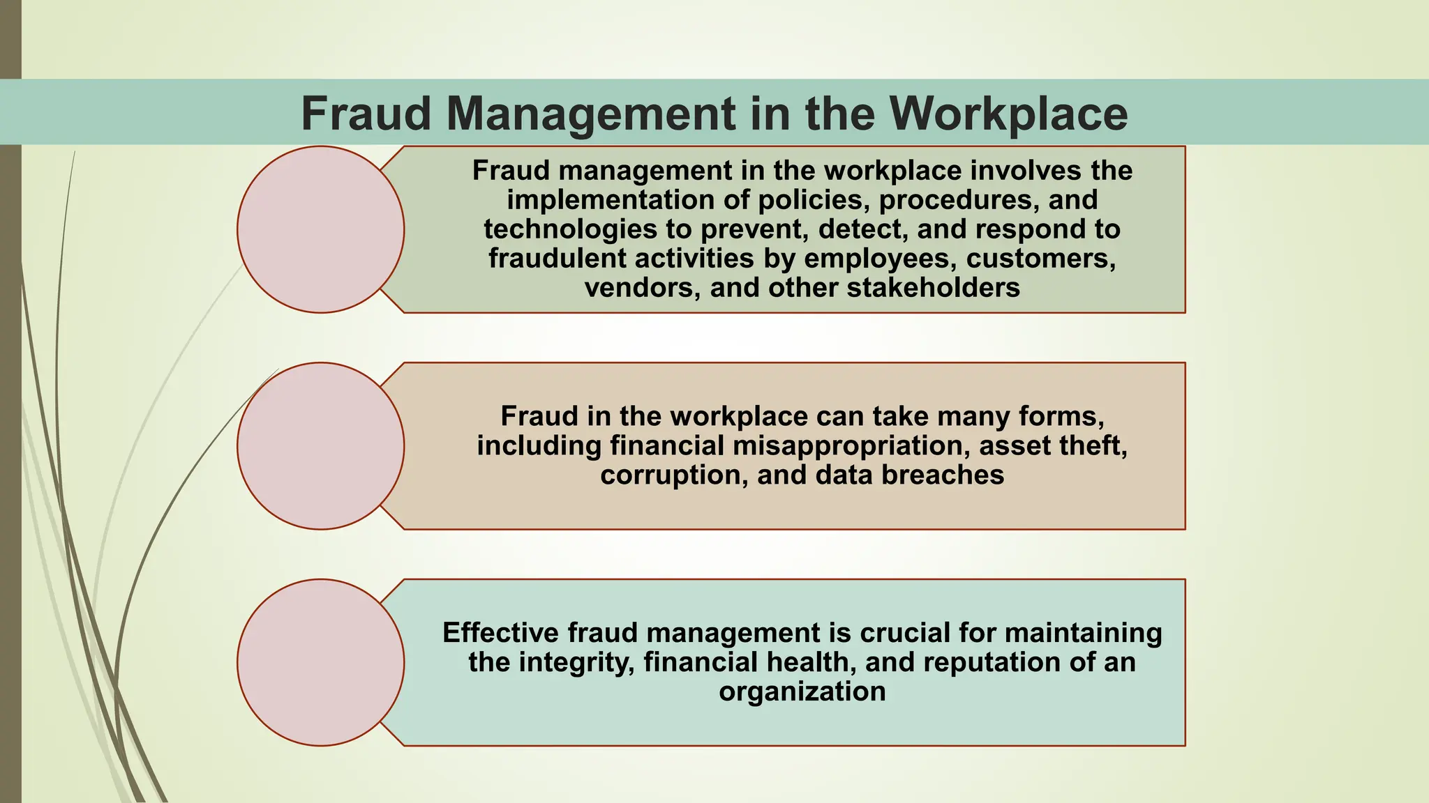 Fraud Management in the Workplace NCRIB Lecture | PPT