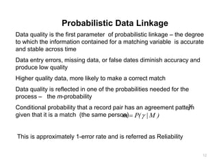 Introduction to Data Linkage | PPTX