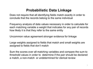 Introduction to Data Linkage | PPTX
