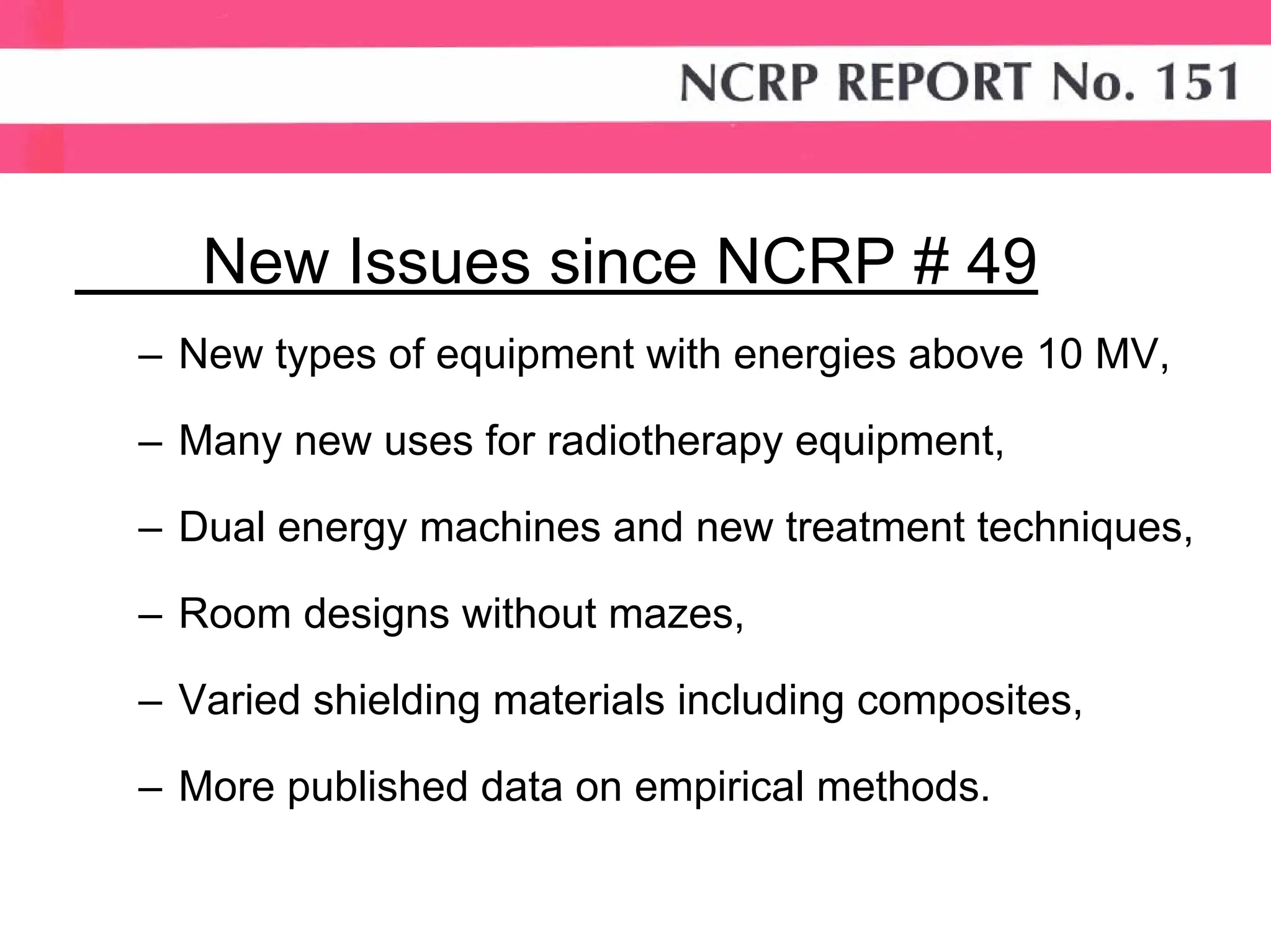 NCRP_151_Structure Shielding Design and Evaluation for MV | PDF