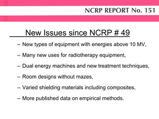 NCRP_151_Structure Shielding Design and Evaluation for MV | PDF