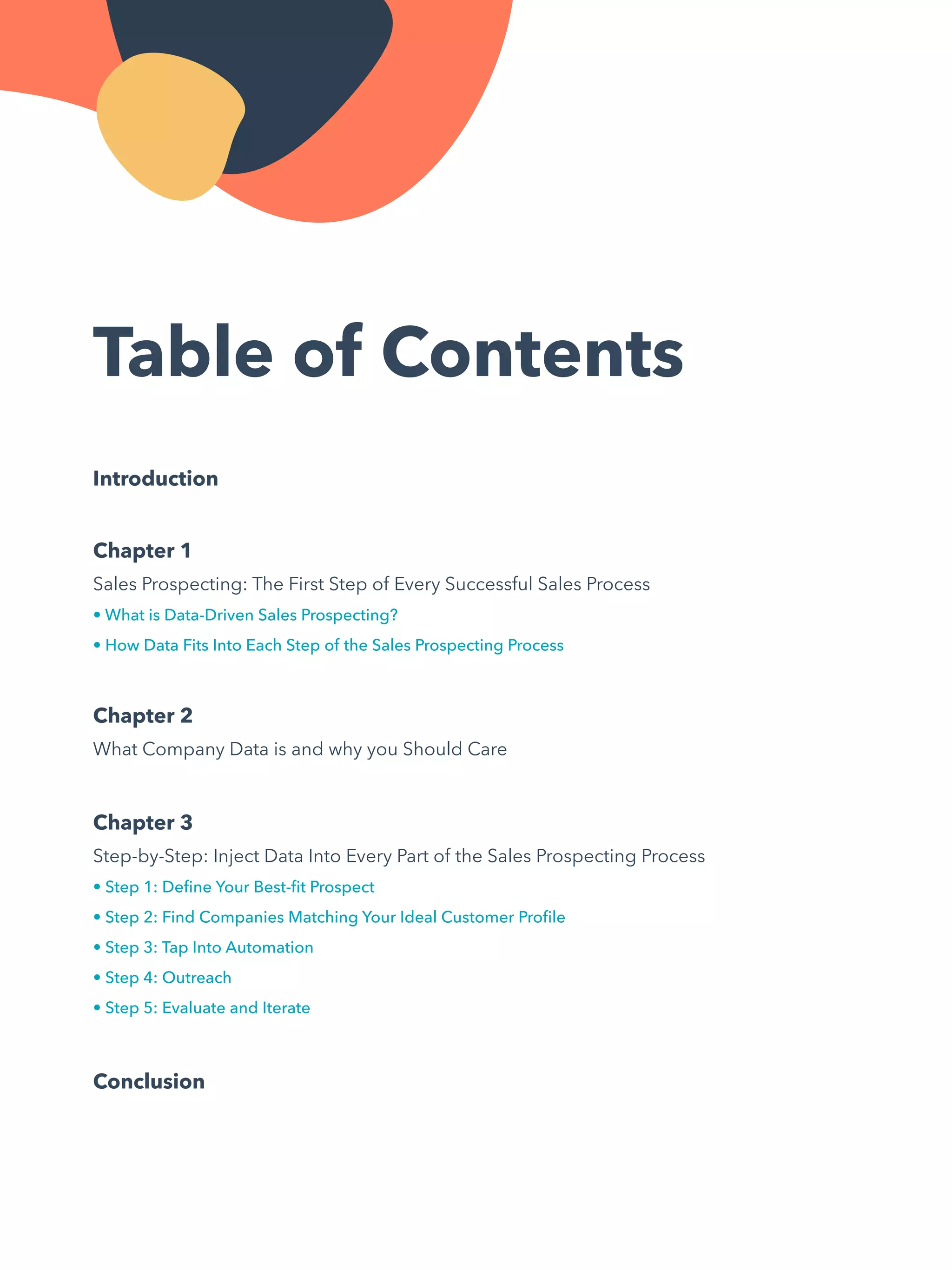 Guide to data driven sales prospecting | PDF