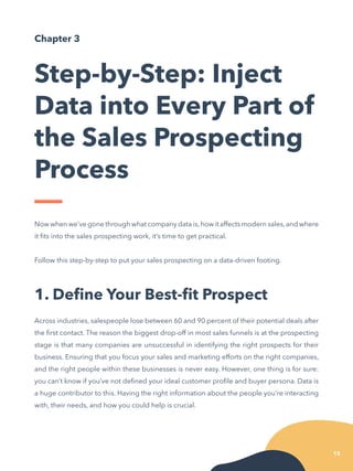 Guide to data driven sales prospecting | PDF