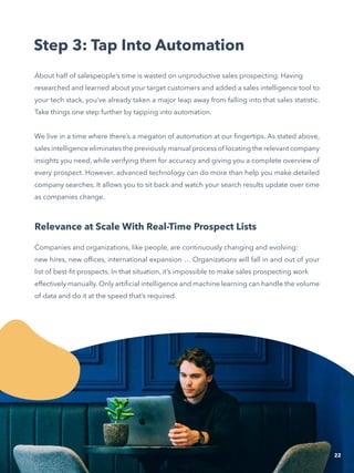 Guide to data driven sales prospecting | PDF