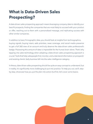 Guide to data driven sales prospecting | PDF