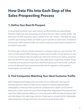 Guide to data driven sales prospecting | PDF