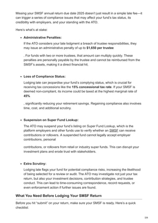"Key SMSF Tax Lodgment Deadlines for 2025" | PDF
