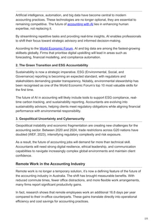 Future of Accounting: Australia 2025 Outlook | PDF