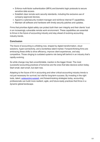 Future of Accounting: Australia 2025 Outlook | PDF