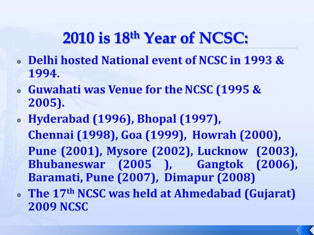 Ncsc ppt | PDF | Science