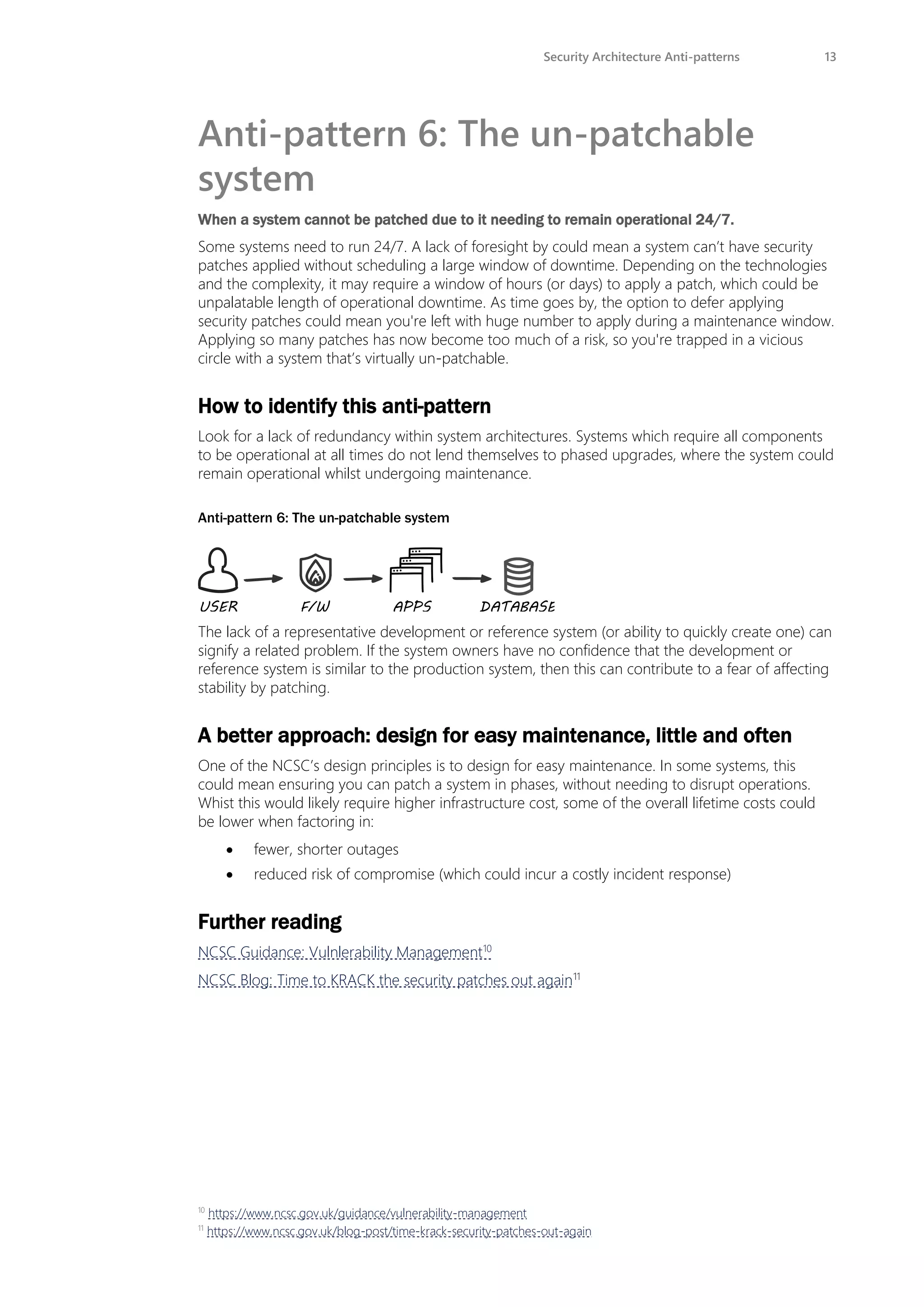 Ncsc security architecture anti patterns white paper | PDF