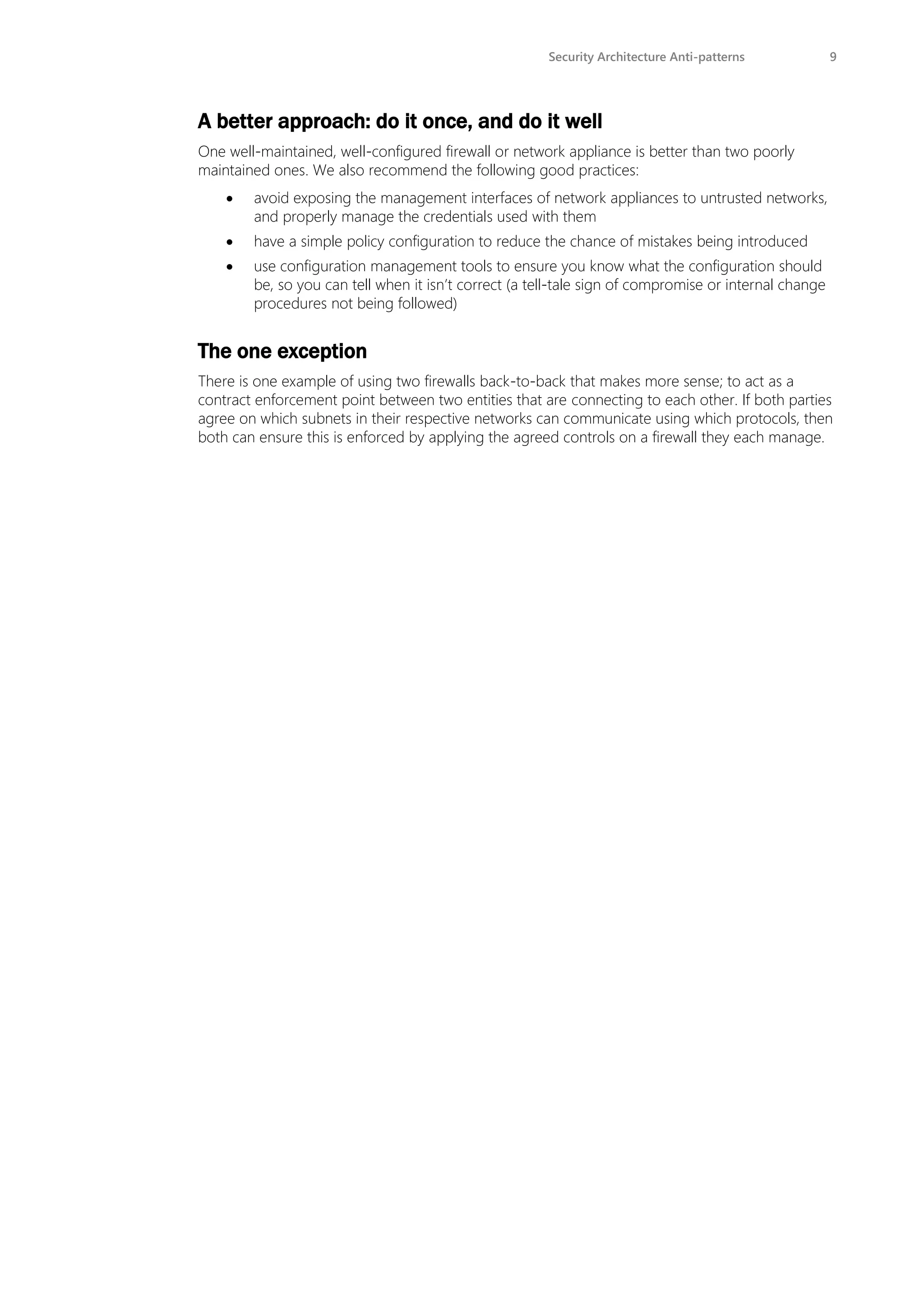 Ncsc security architecture anti patterns white paper | PDF