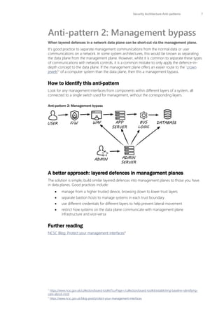 Ncsc security architecture anti patterns white paper | PDF