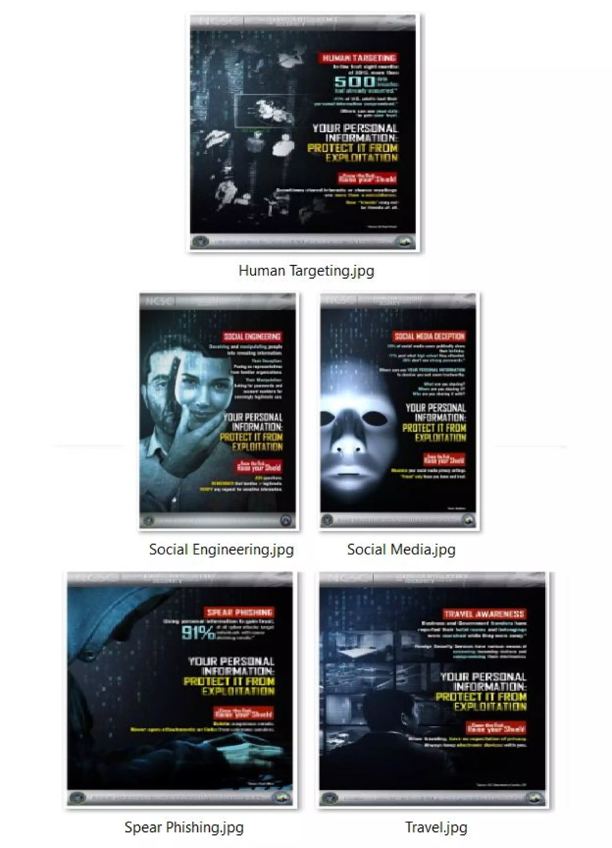 NCSC Social Engineering Awareness Posters | PDF