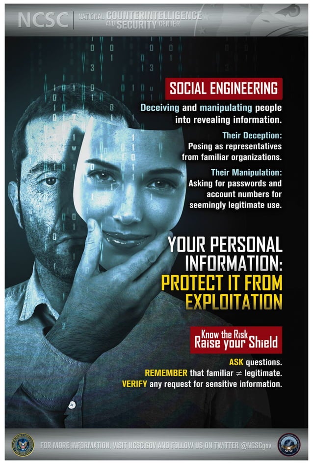 NCSC Social Engineering Awareness Posters | PDF