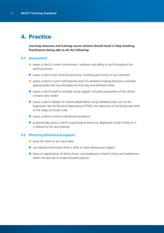 Ncsct training standard | PDF