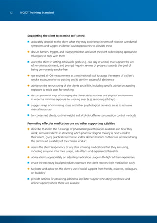 Ncsct training standard | PDF