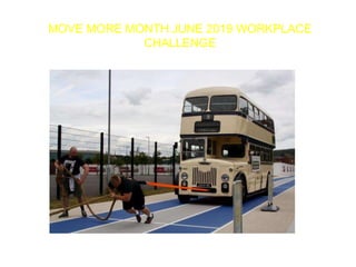 Physical inactivity in the workplace and move more Sheffield | PPTX