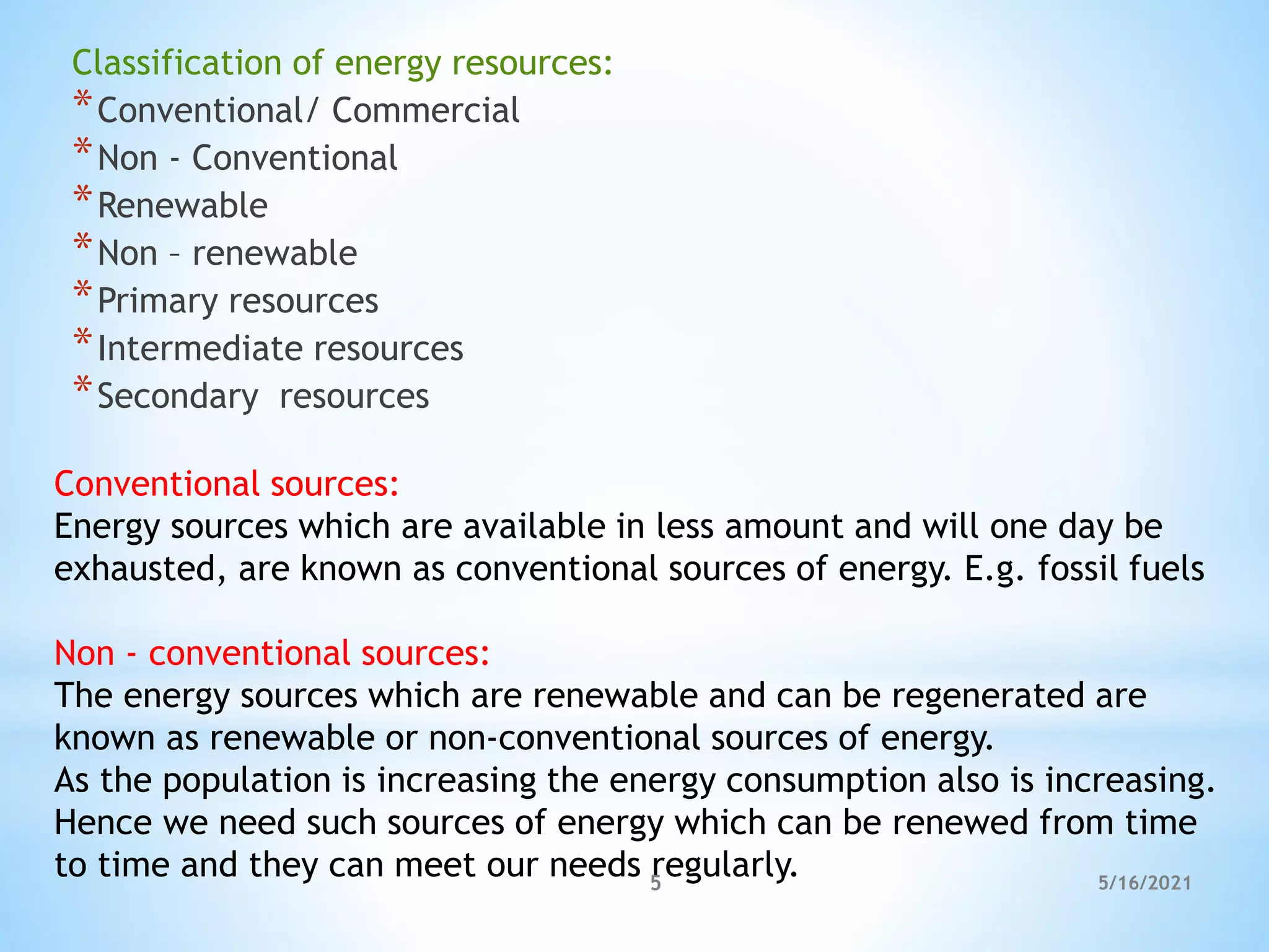 Non Conventional Energy Source, Introduction, Solar Radiation, and ...