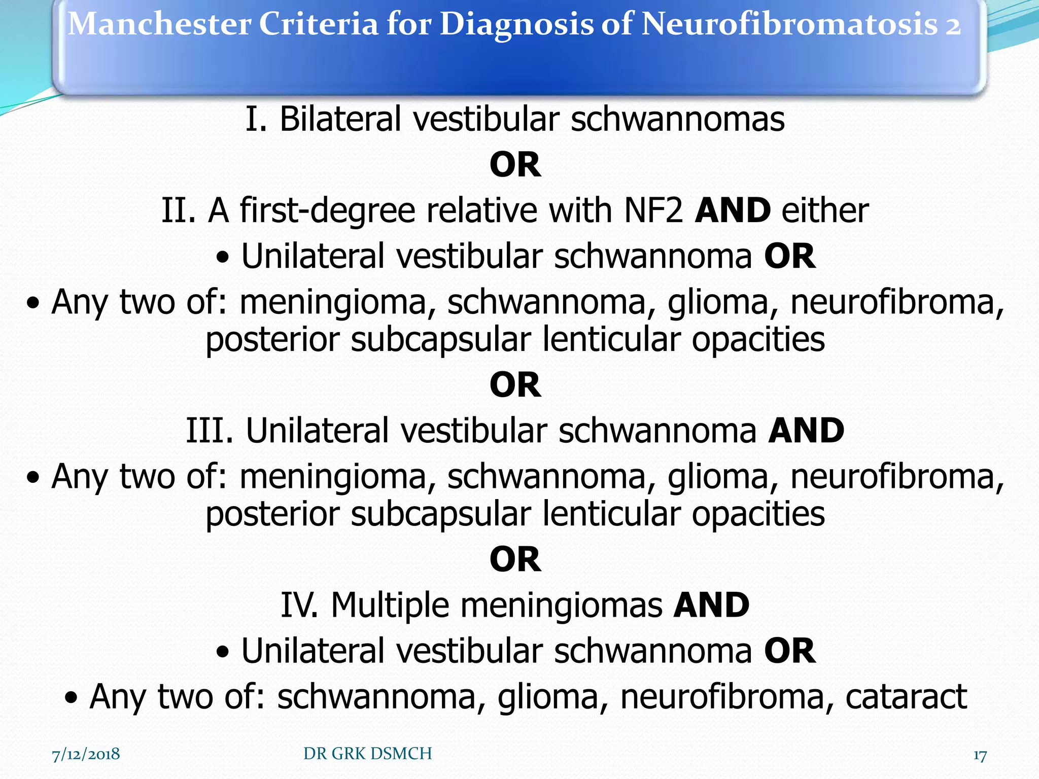 Neurocutaneous syndrome DR GRK | PPTX