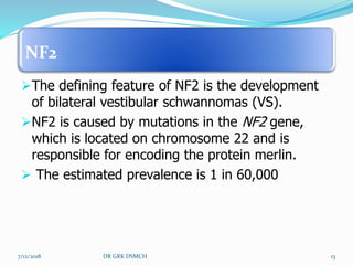 Neurocutaneous syndrome DR GRK | PPTX