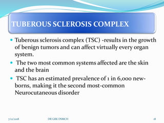 Neurocutaneous syndrome DR GRK | PPTX