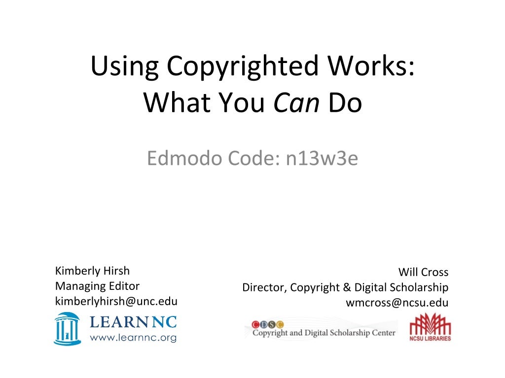 Using copyrighted works: What you can do