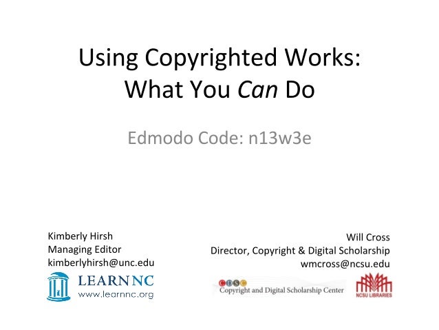 Using copyrighted works: What you can do