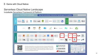 Cloud Native 오픈소스 서비스 소개 및 Serverless로 실제 게임 개발하기 | PPTX