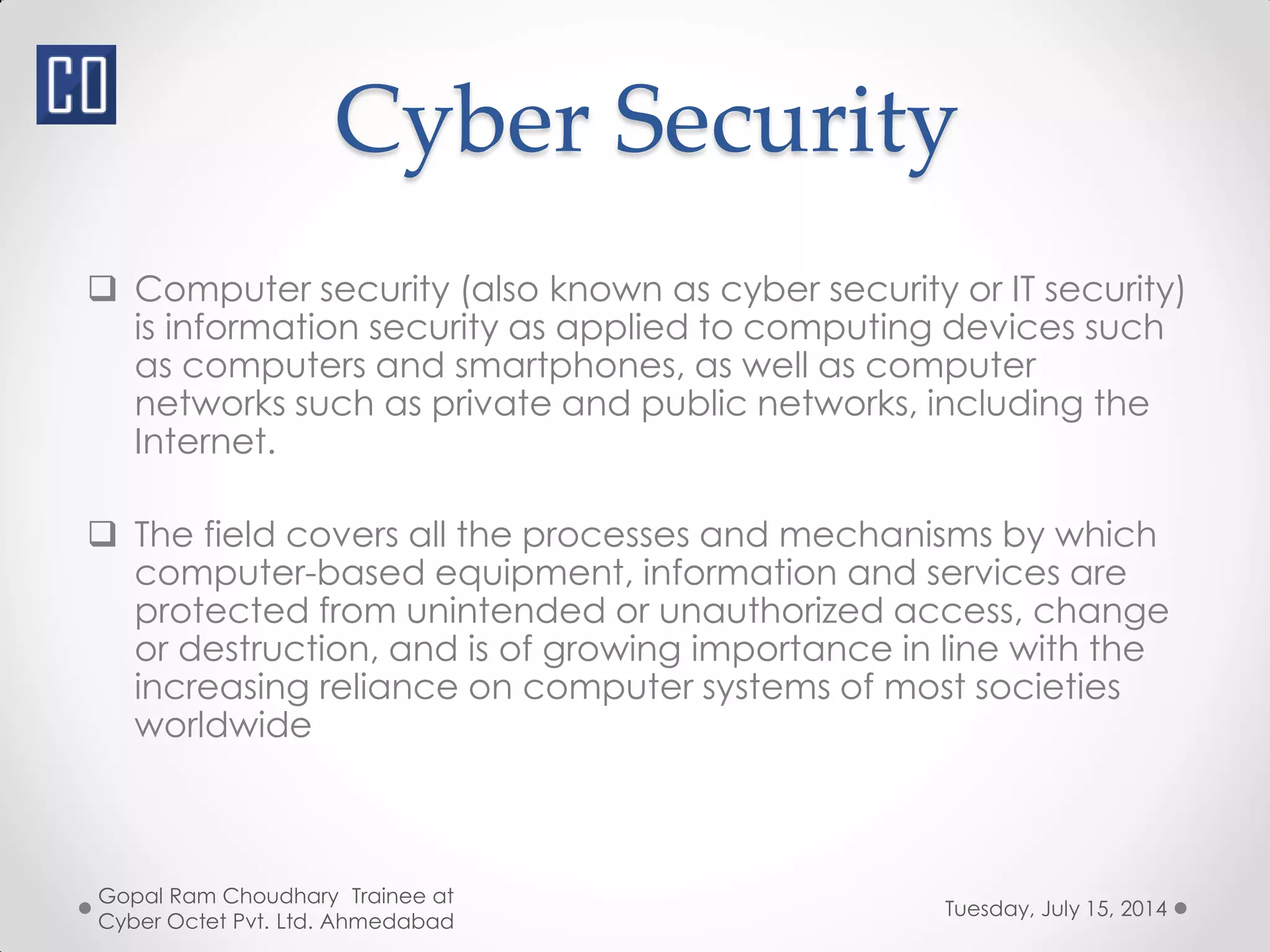 National Cyber Security Policy 2013 (NCSP) | PDF