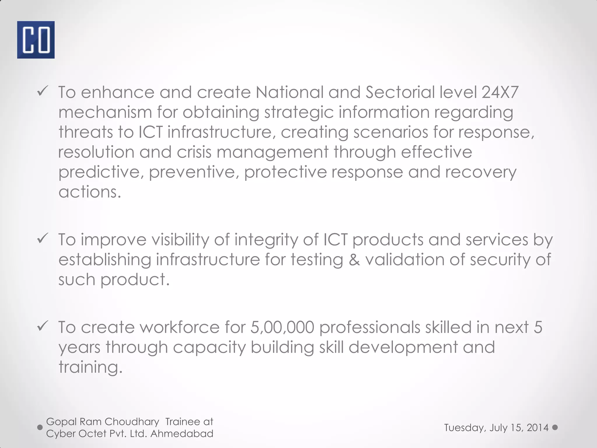 National Cyber Security Policy 2013 (NCSP) | PDF