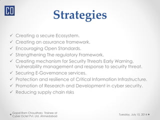 National Cyber Security Policy 2013 (NCSP) | PDF