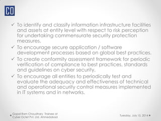 National Cyber Security Policy 2013 (NCSP) | PDF