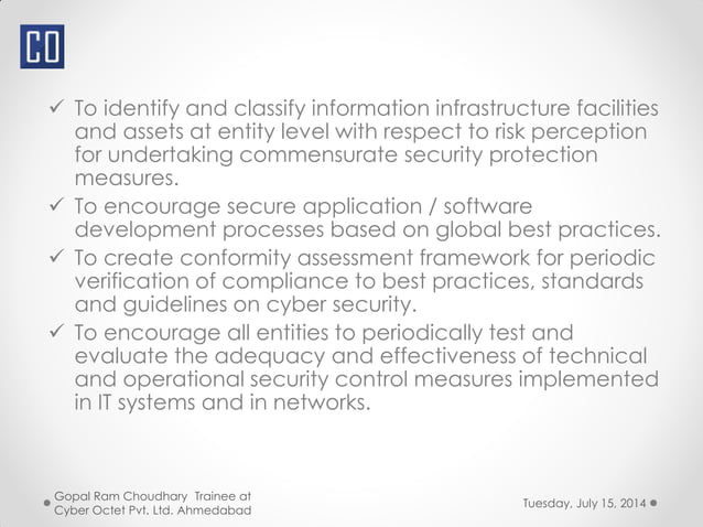National Cyber Security Policy 2013 (NCSP) | PDF