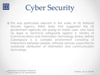 National Cyber Security Policy 2013 (NCSP) | PDF