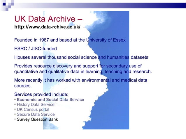 Introduction to EDINA & National Data Services | PPT