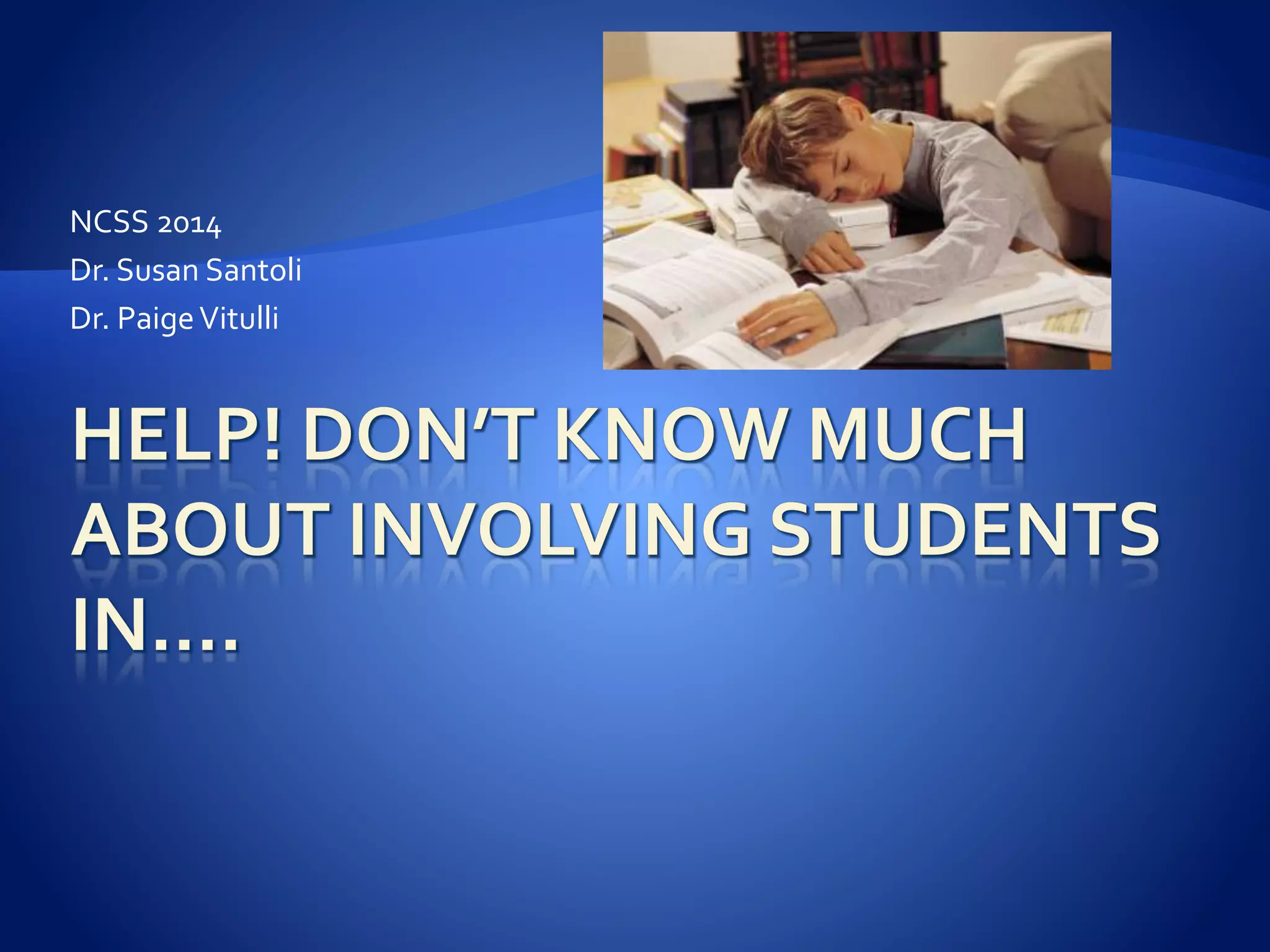 Ncss 2014 strategies | PPT